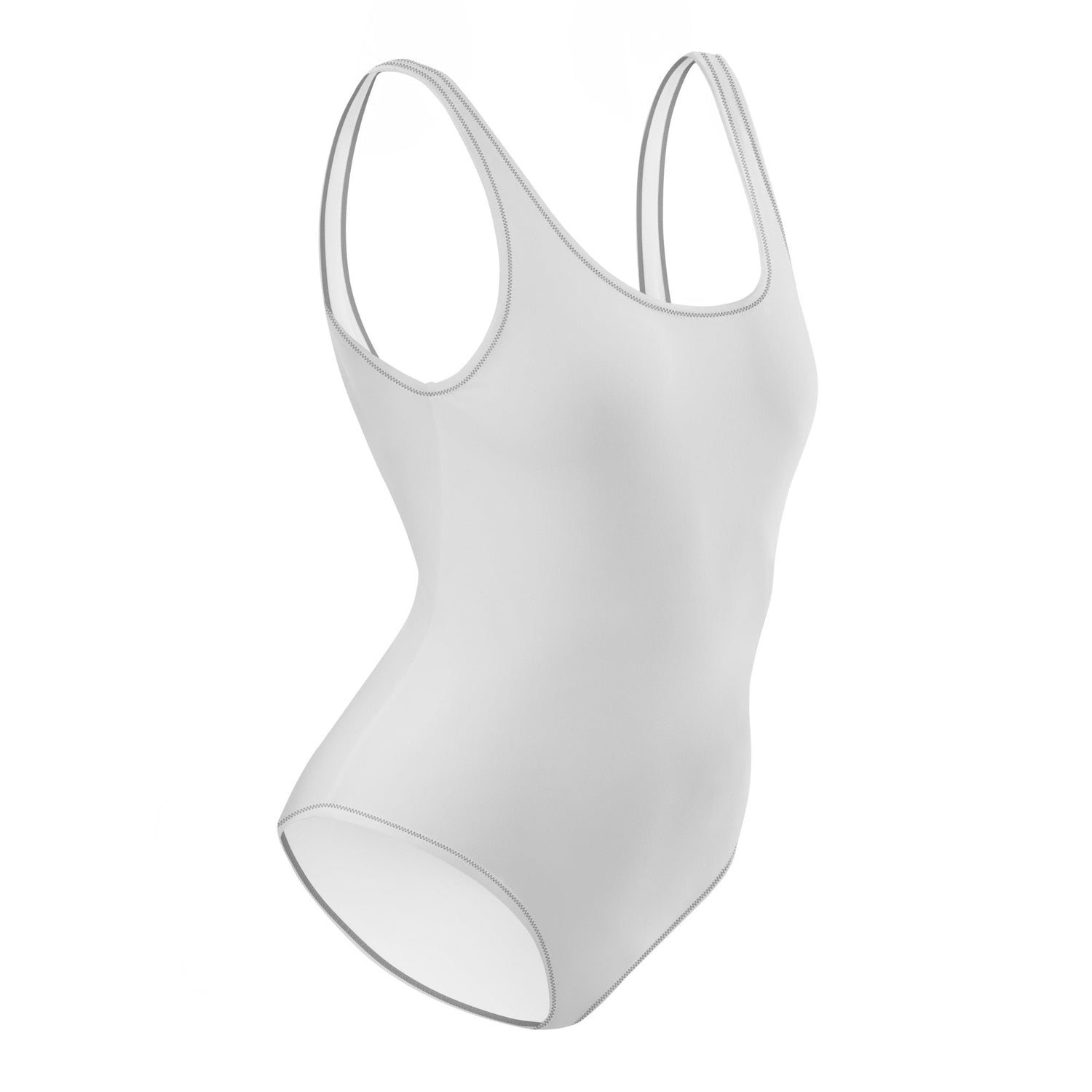 DF Whisper Grey One-Piece Swimsuit – DRAGON FOXX™