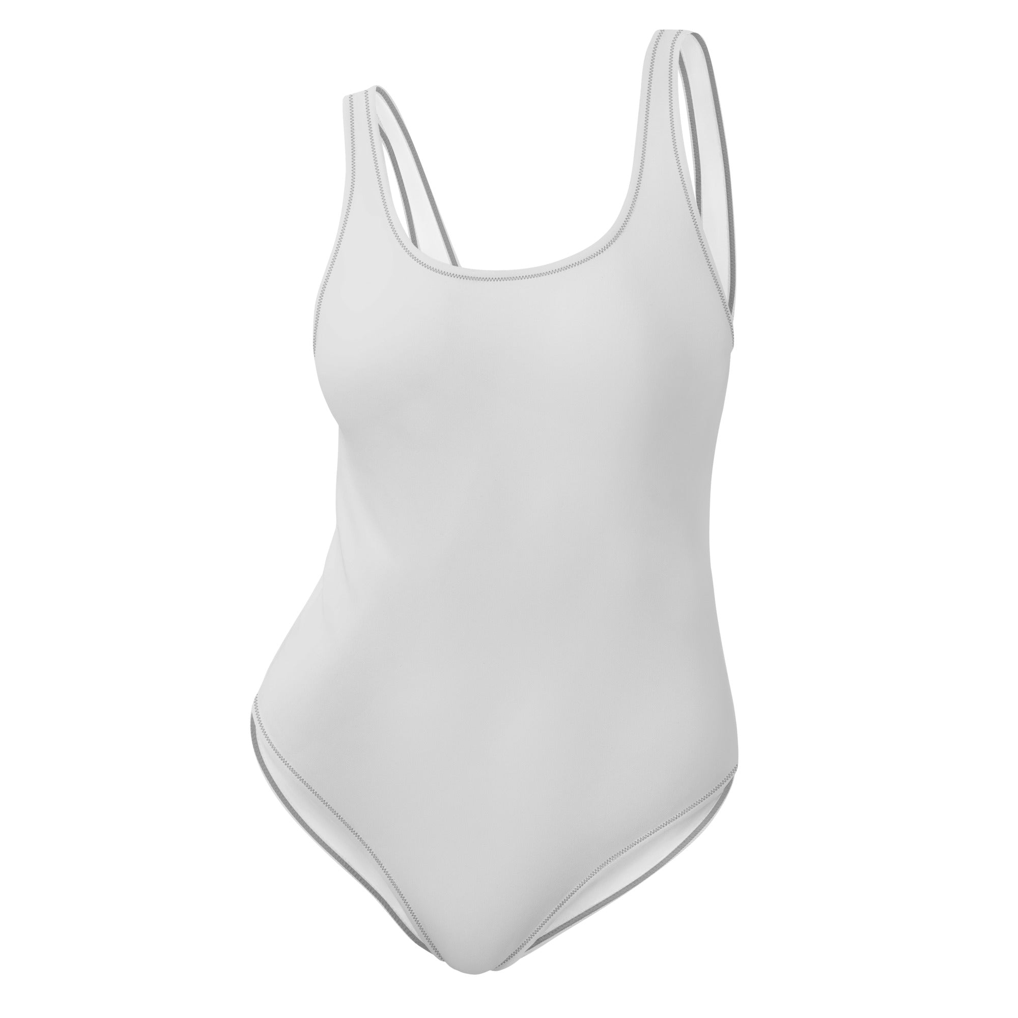 DF Whisper Grey One-Piece Swimsuit – DRAGON FOXX™