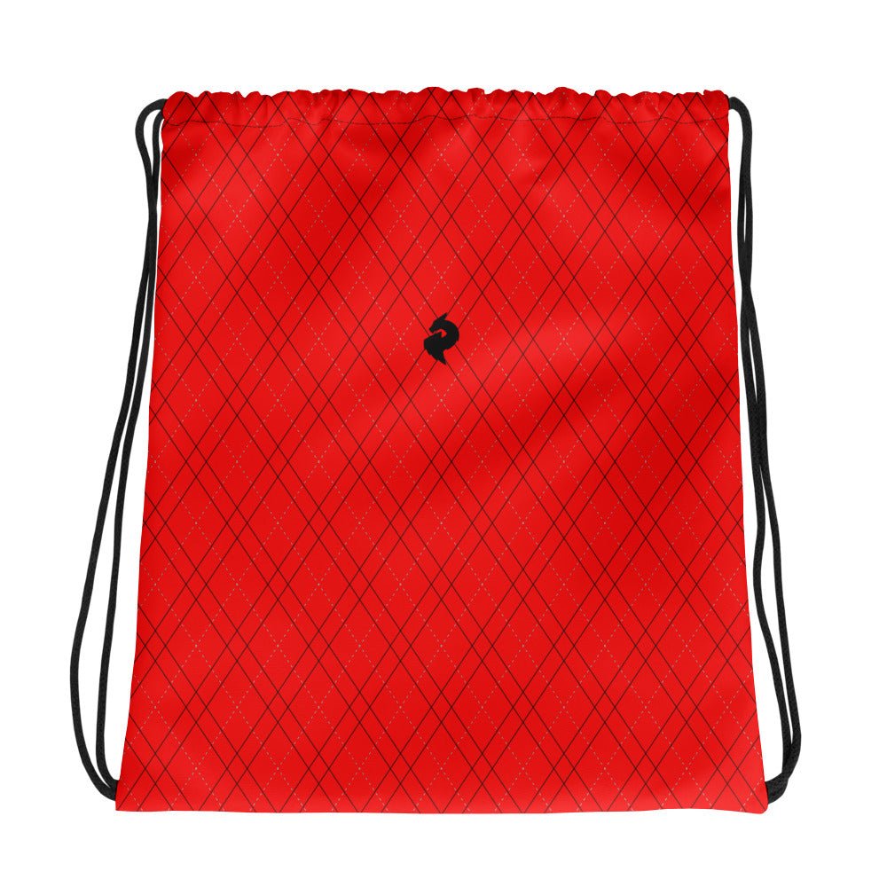 Red Dragon Argyle Drawstring Bag – Dragon Foxx®