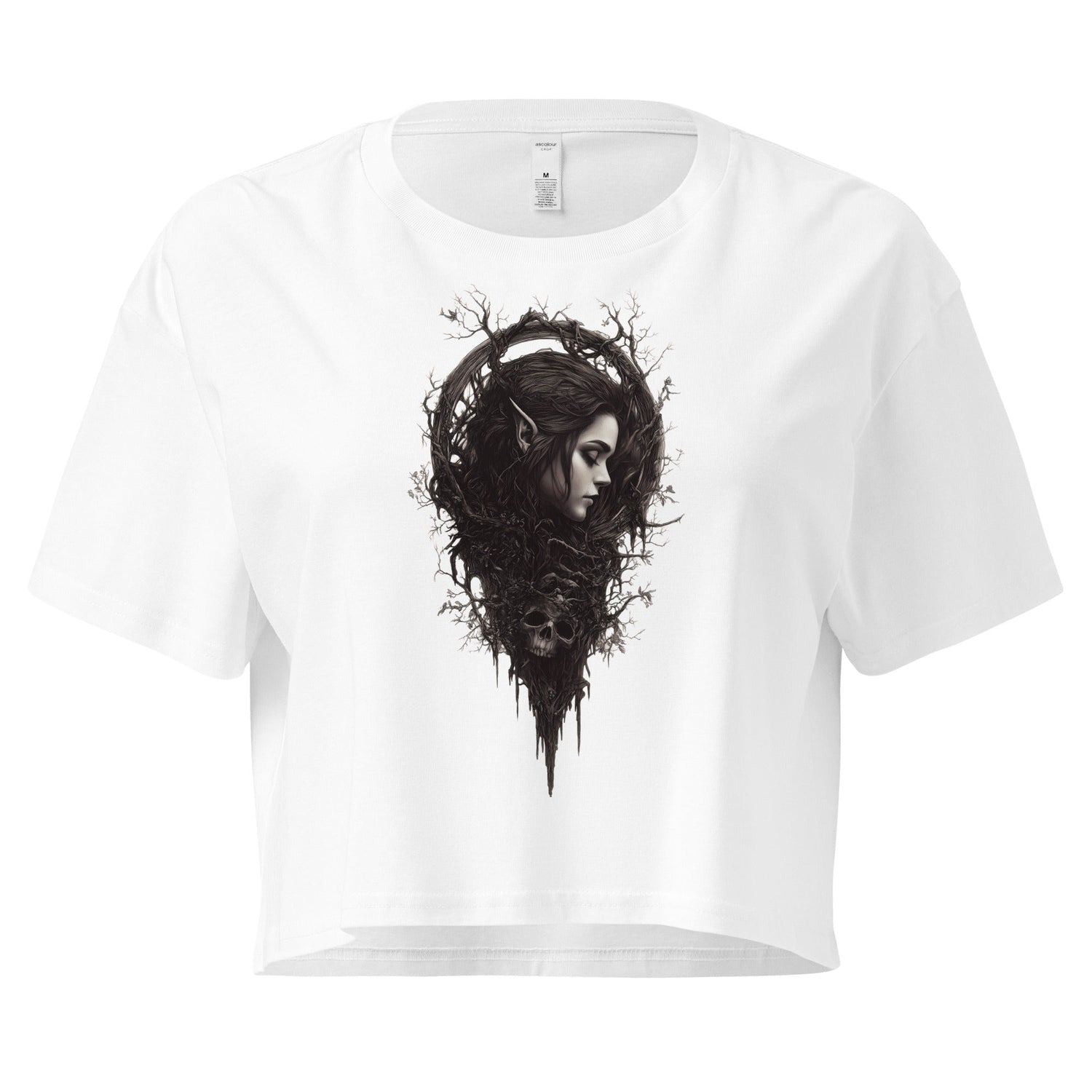 Sylvara Night Hollow White Crop Top – Dragon Foxx®