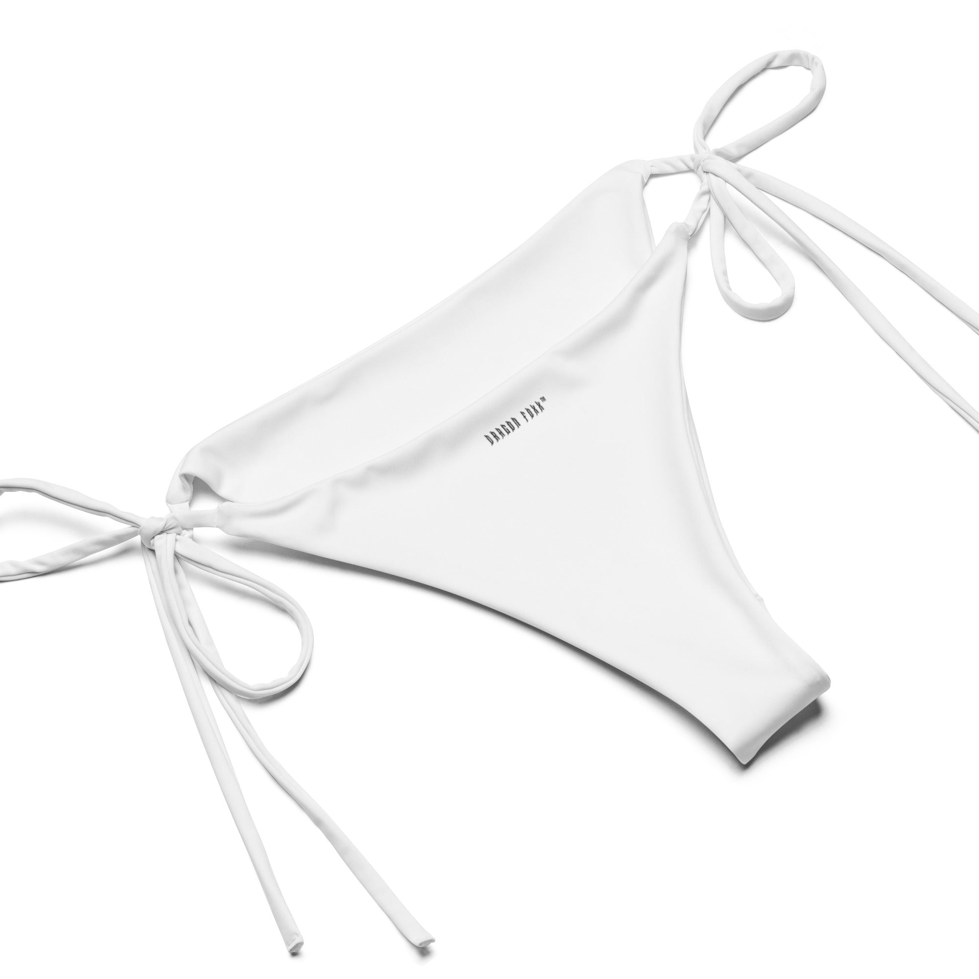 White Eco String Bikini Set – DRAGON FOXX™
