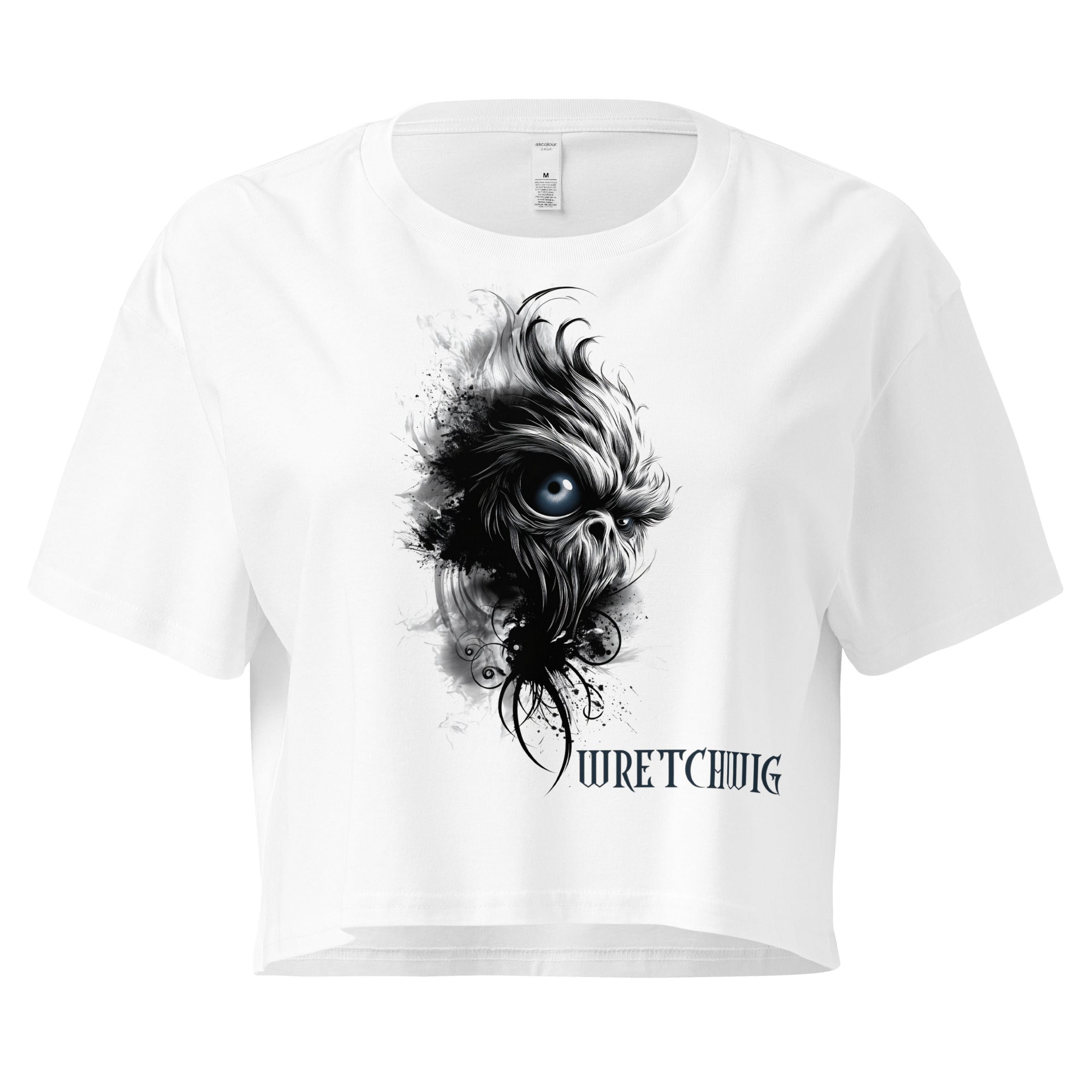 Wretchwig White Crop Top – DRAGON FOXX™