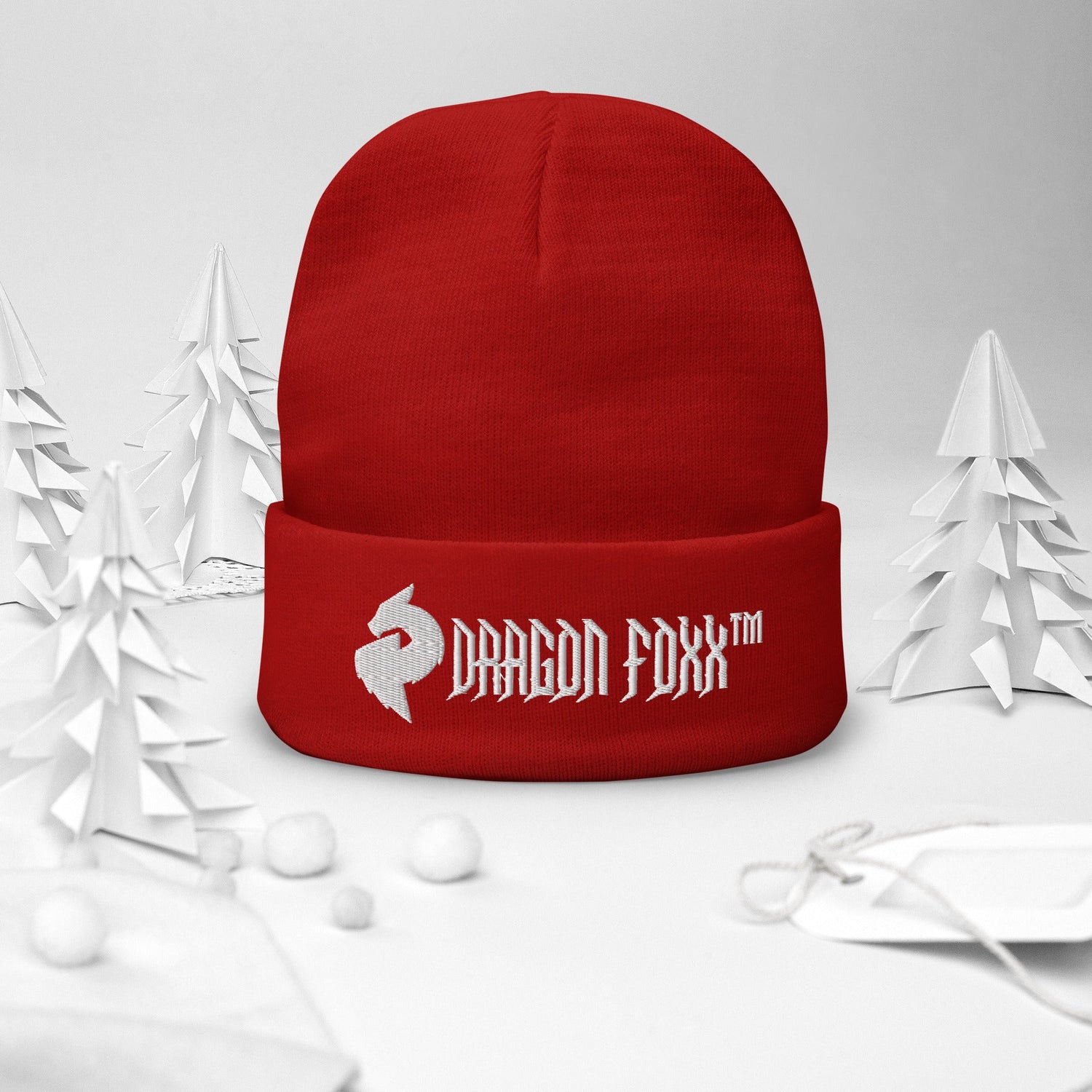 His or Hers Dragon Foxx™ Embroidered Beanie in 6 Colors – Dragon Foxx®