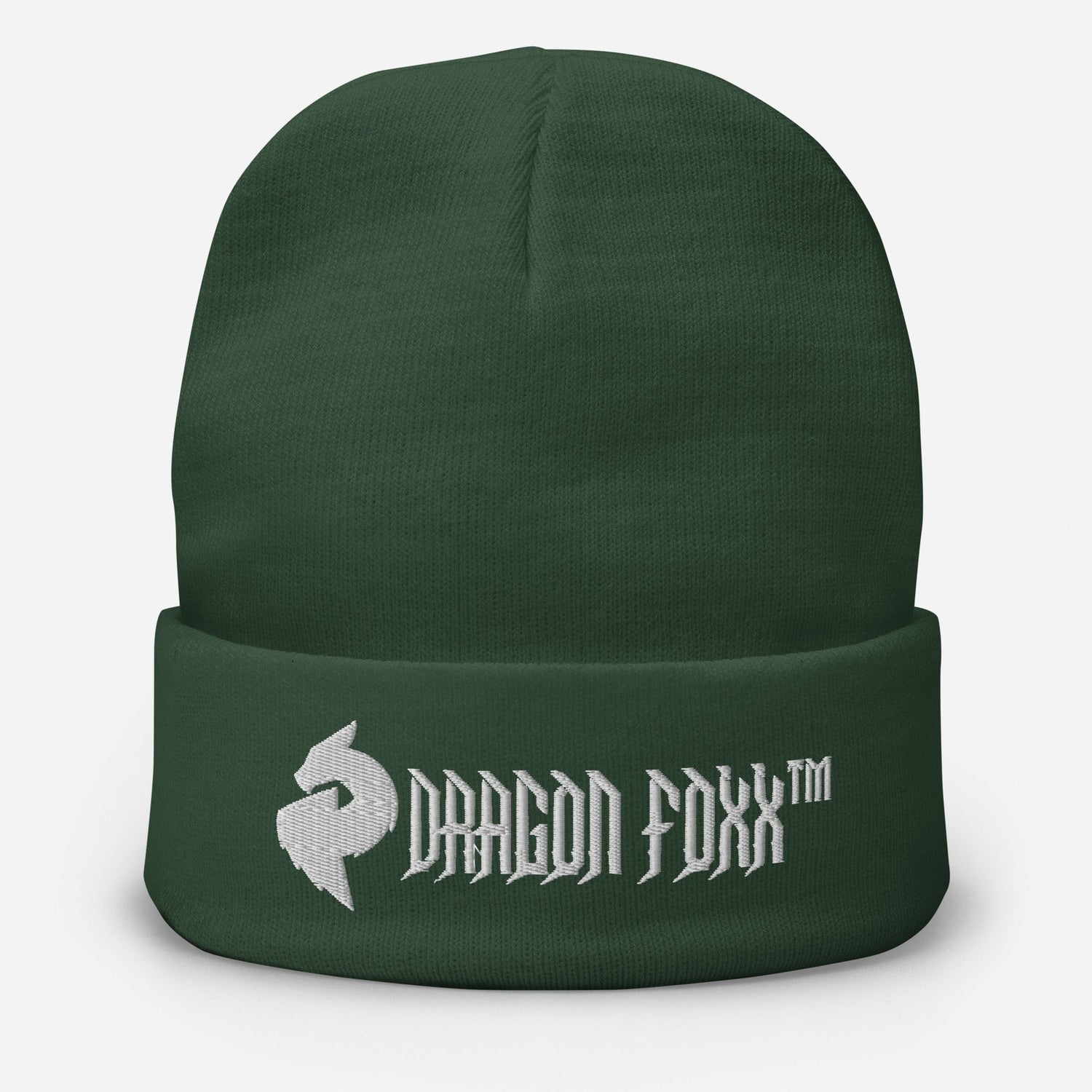 His or Hers Dragon Foxx™ Embroidered Beanie in 6 Colors – Dragon Foxx®