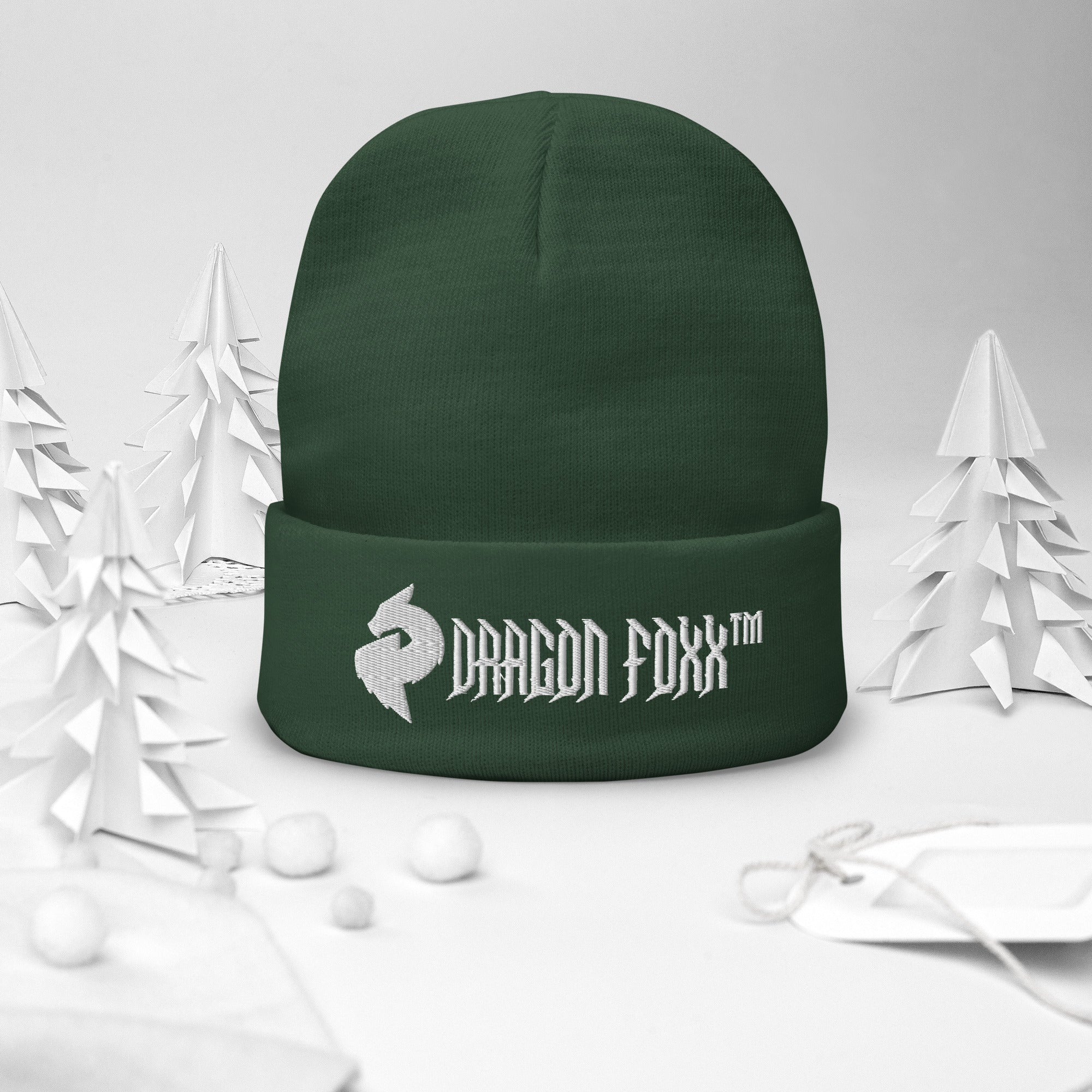 His or Hers Dragon Foxx™ Embroidered Beanie in 6 Colors – Dragon Foxx®
