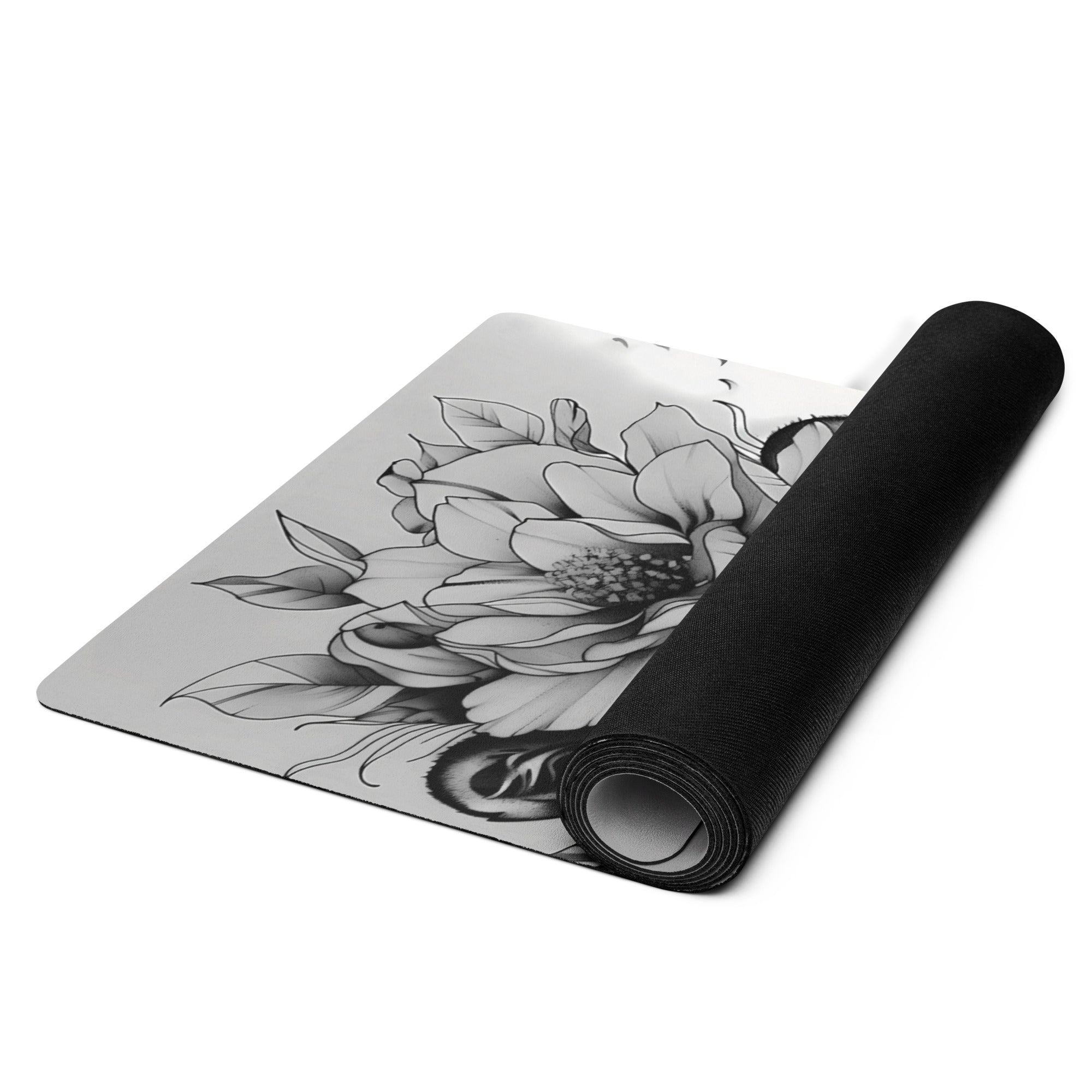 Surine Tiger - Dragon Foxx™ Yoga Mat - Gray Wash Art – DRAGON FOXX™